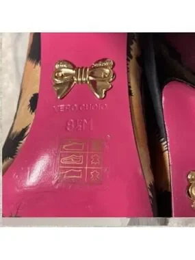Betsey Johnson | Shoes | Vintage Betsey Johnson Leopard Print Peep Toe ...